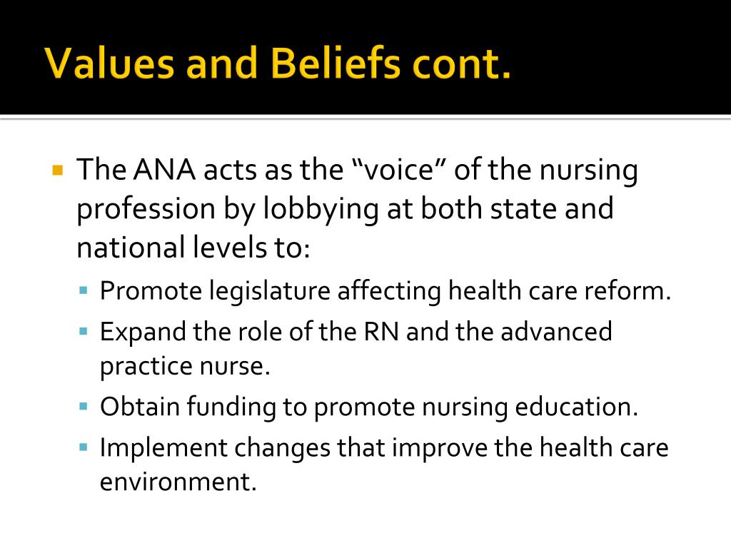 PPT - The American Nurses Association (ANA) PowerPoint Presentation ...