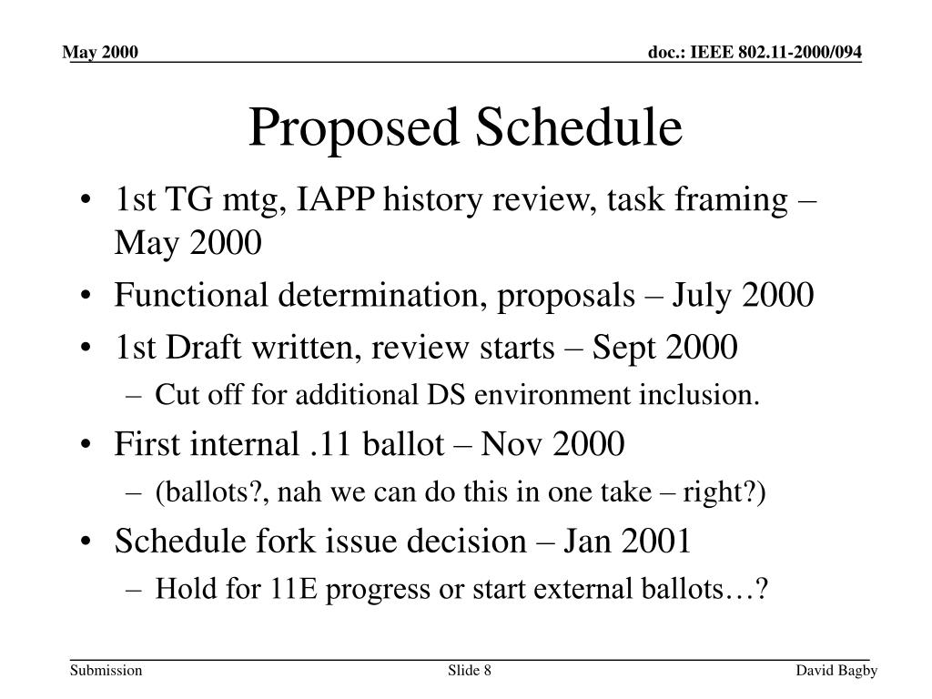PPT - 802.11F IAPP RP Meeting Agenda (& Meeting Report) PowerPoint ...
