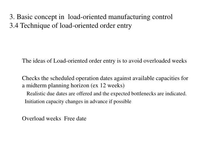 PPT - Load-oriented manufacturing control just-in-time production for ...