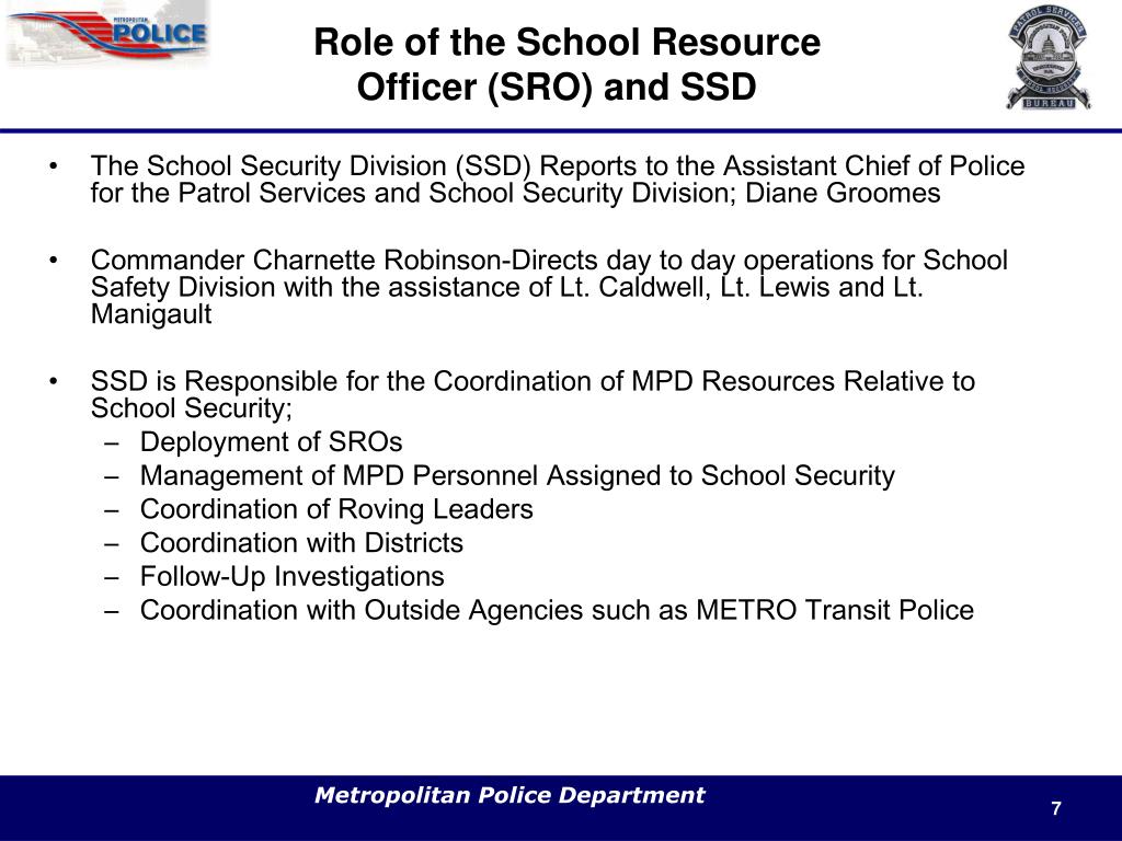 PPT - Welcome to the Metropolitan Police Department School Resource ...