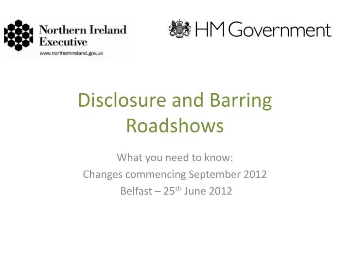 Disclosure And Barring Service