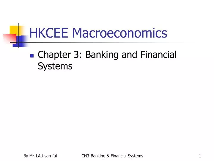 PPT - HKCEE Macroeconomics PowerPoint Presentation, free download - ID ...