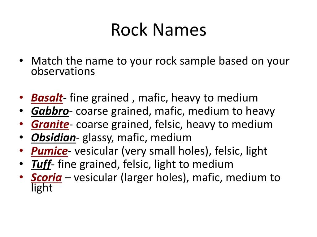 PPT Igneous Rock Lab PowerPoint Presentation Free Download ID 3145248