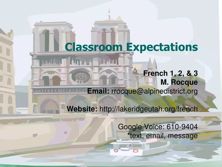 PPT - Classroom Expectations PowerPoint Presentation, free download ...