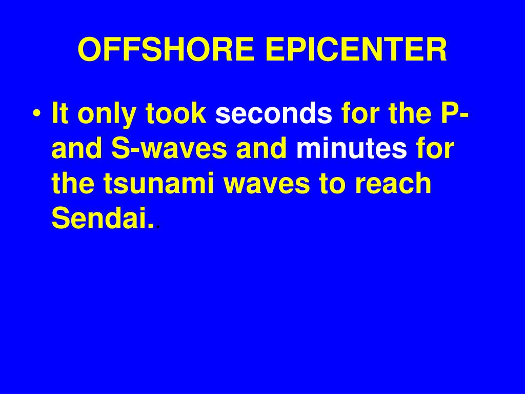 PPT - M8.9 EARTHQUAKE/TSUNAMI IMPACTS JAPAN WITH THE TSUNAMI WAVES ...