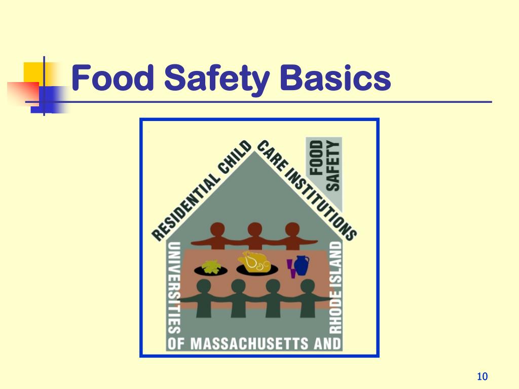 PPT - Food Safety Basics for Residential Child Care Institutions (RCCI ...