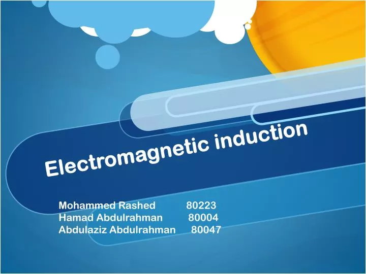 PPT - Electromagnetic induction PowerPoint Presentation, free download ...