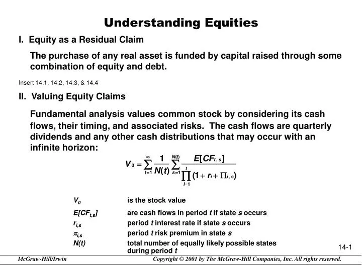 PPT - Understanding Equities I. Equity as a Residual Claim PowerPoint ... PPT - Understanding Equities I. Equity as a Residual Claim PowerPoint ...