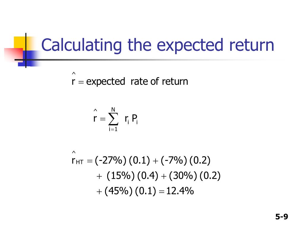 PPT CHAPTER 8 Ri Sk And Rates Of Return PowerPoint Presentation Free 