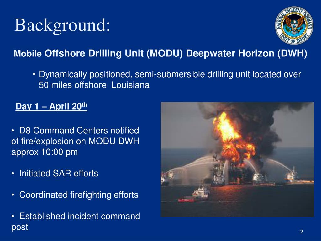 PPT - U.S. Coast Guard Deepwater Horizon Incident Response Summary ...