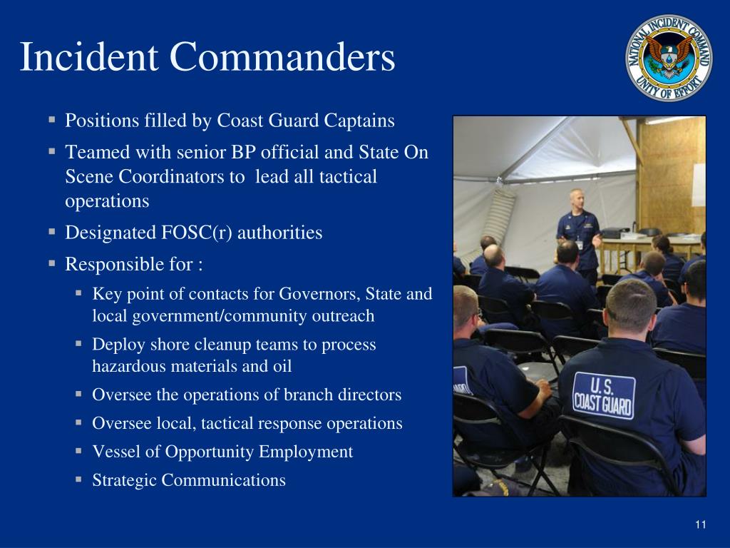 PPT - U.S. Coast Guard Deepwater Horizon Incident Response Summary ...