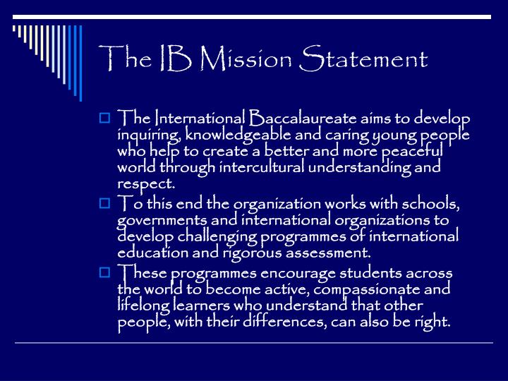PPT - History of the IB PowerPoint Presentation - ID:3146972