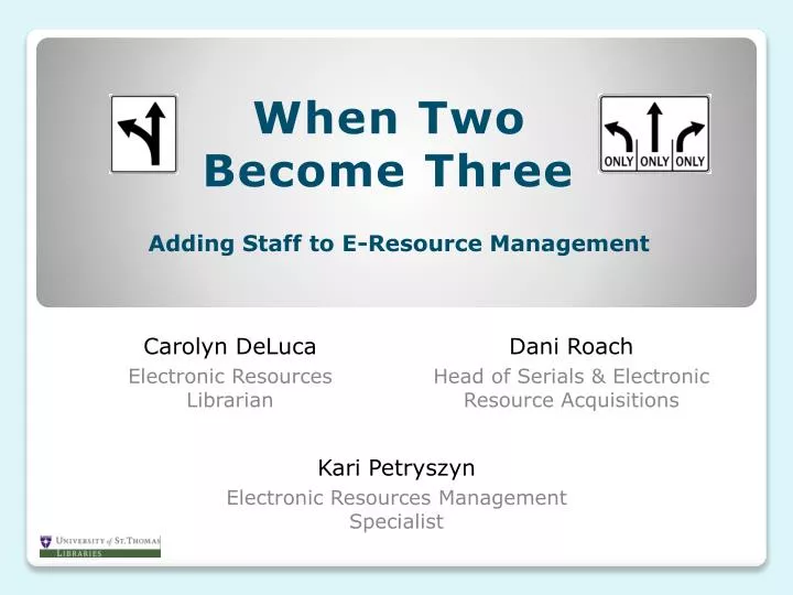 PPT - When Two Become Three PowerPoint Presentation, free download - ID:3147229
