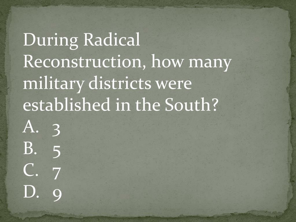 PPT - Louisiana History Reconstruction Era Test Chapter 11 PowerPoint ...