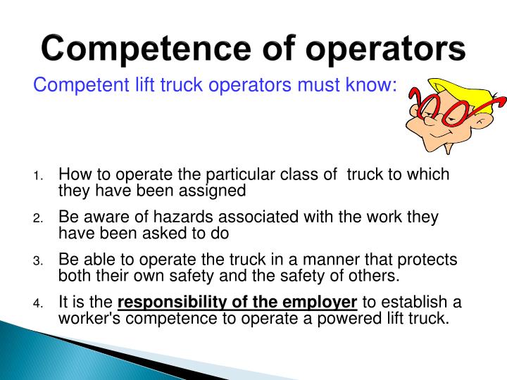 PPT - Health & Safety Awareness for Rider Operated Lift Trucks ...