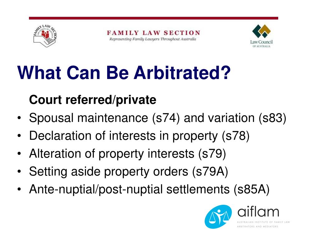 PPT - FAMILY LAW ARBITRATION THE MELBOURNE PROJECT PowerPoint ...