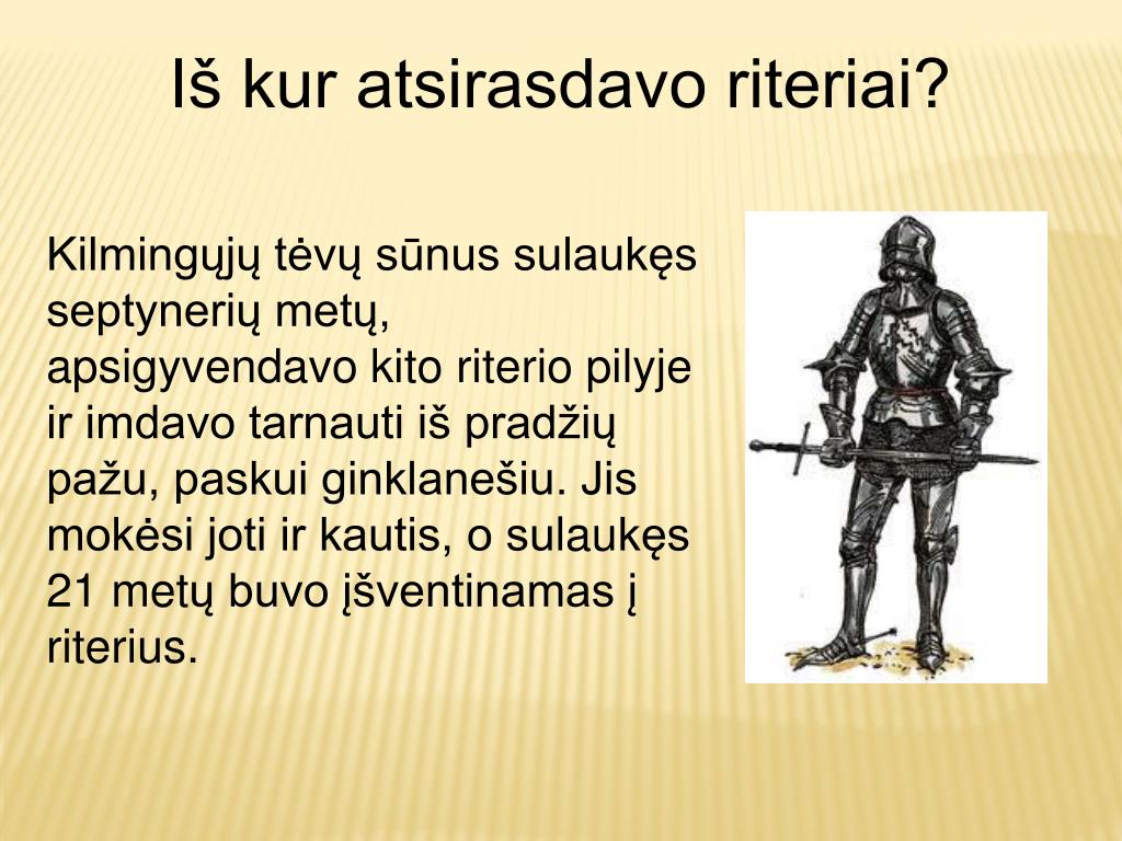 PPT - Riteriškoji viduramžių literatūra PowerPoint Presentation, free ...