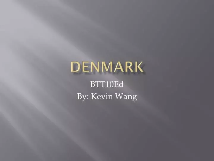 PPT - Denmark PowerPoint Presentation, free download - ID:3148543