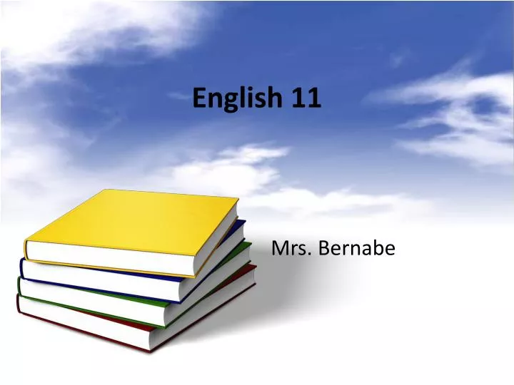 PPT - English 11 PowerPoint Presentation, free download - ID:3148570