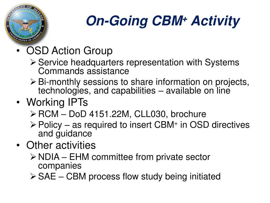 PPT - Condition Based Maintenance Plus (CBM + ) Overview PowerPoint ... PPT - Condition Based Maintenance Plus (CBM + ) Overview PowerPoint ...