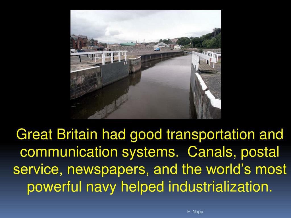 PPT - The Industrial Revolution began in Great Britain in the 1750s. It ...