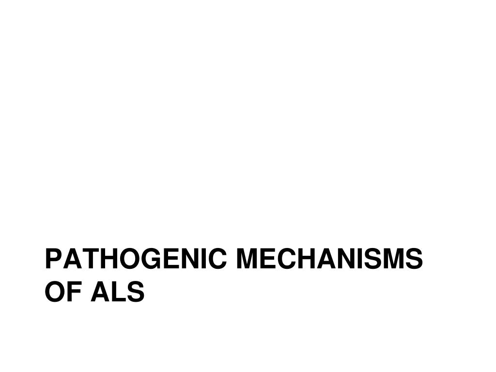 PPT - Molecular Biology and Genetics of Amyotrophic Lateral Sclerosis ...