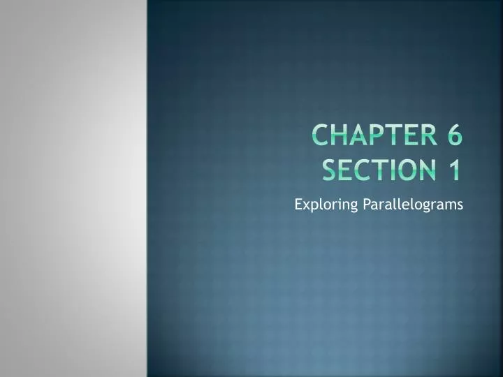 PPT - Chapter 6 Section 1 PowerPoint Presentation, free download - ID ...