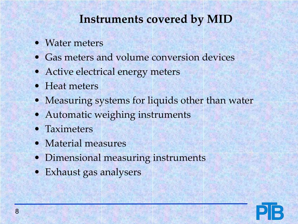 PPT - Modernisation of Legal Metrology in Germany PowerPoint ...
