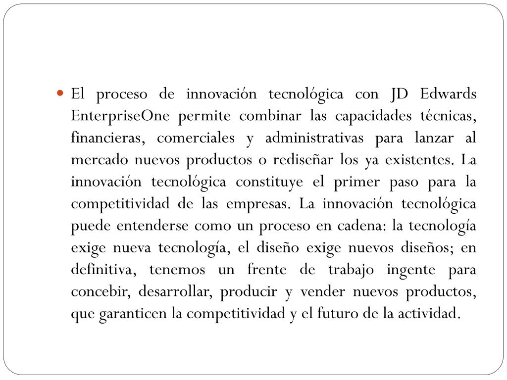 PPT - Soluciones Oracle para Empresas: JD Edwards EnterpriseOne ... PPT - Soluciones Oracle para Empresas: JD Edwards EnterpriseOne ...