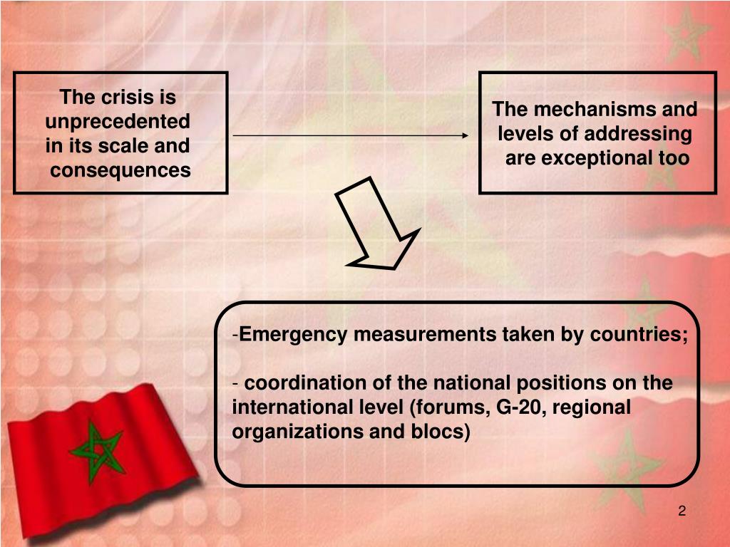 PPT - Moroccan economy in the context of the financial and economic ...