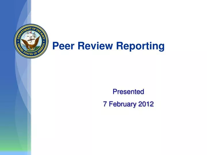PPT - Peer Review Reporting PowerPoint Presentation, free download - ID ...