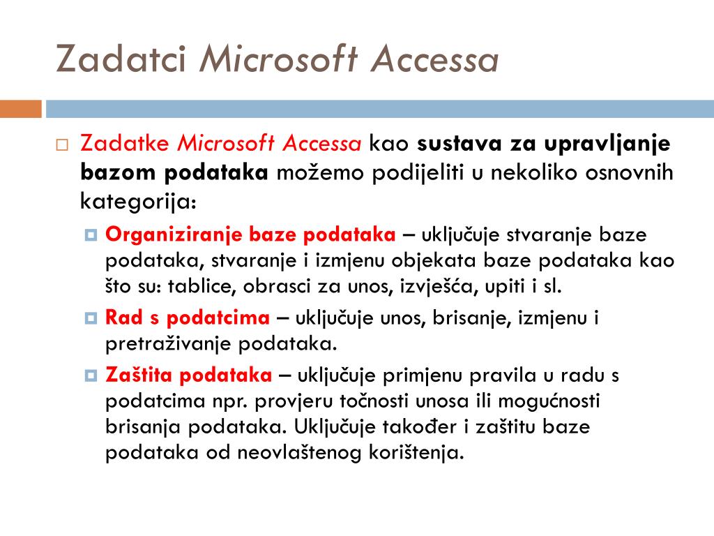 PPT - Nastavna jedinica: Baza podataka PowerPoint Presentation, free ...