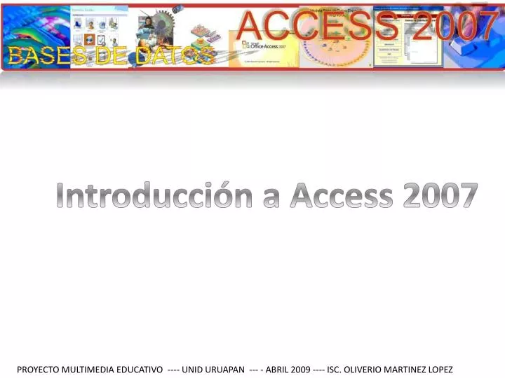 PPT - Introducción a Access 2007 PowerPoint Presentation, free download ...