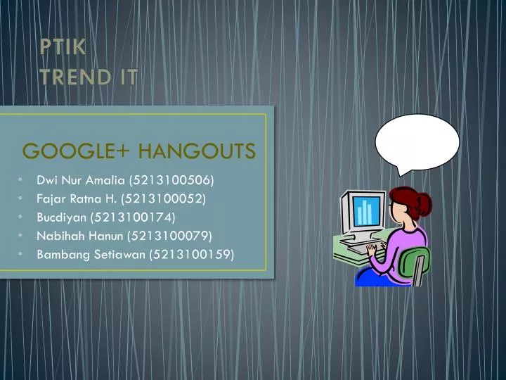 PPT - PTIK TREND IT PowerPoint Presentation, free download - ID:3152604