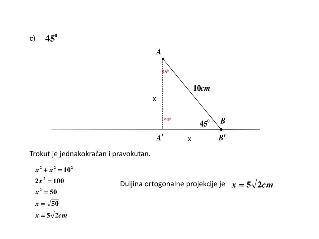 PPT - RJEŠENJA ZADATAKA TOČKE, PRAVCI I RAVNINE U PROSTORU PowerPoint ...