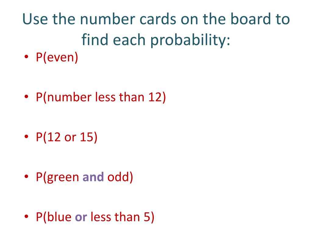PPT - Unit 4: Probability Simple Probability Examples PowerPoint ... PPT - Unit 4: Probability Simple Probability Examples PowerPoint ...