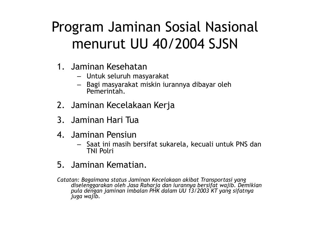 PPT - Disampaikan oleh : Timur Sutanto . DPN Apindo bidang Jaminan ...