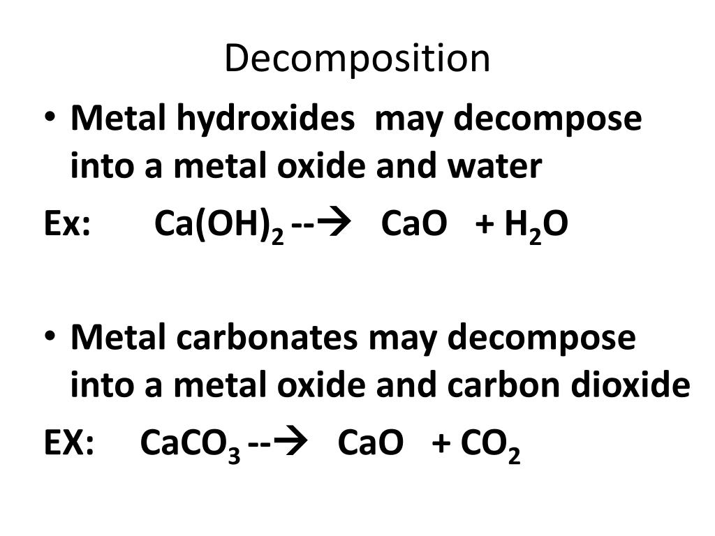 PPT - Five Main Types of Chemical Reactions PowerPoint Presentation ...