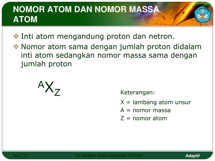 PPT - STRUKTUR ATOM DAN SISTEM PERIODIK Kimia SMK PowerPoint ...