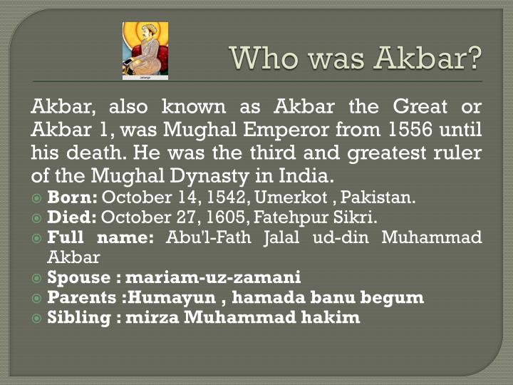 PPT - Emperor Akbar PowerPoint Presentation - ID:3154499