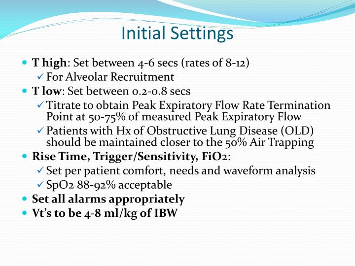 PPT - Airway Pressure Release Ventilation APRV PowerPoint Presentation ...