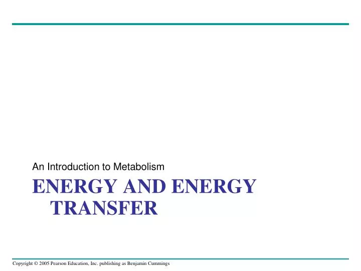 PPT - Energy and Energy transfer PowerPoint Presentation, free download ...