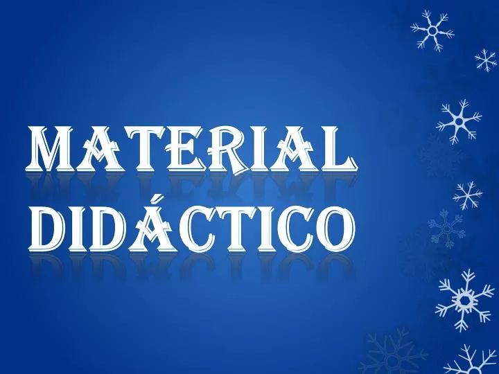 PPT - MATERIAL DIDÁCTICO PowerPoint Presentation, free download - ID ...