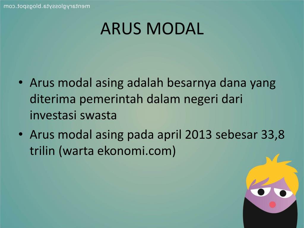 PPT - NERACA PEMBAYARAN, ARUS MODAL ASING DAN UTANG LUAR NEGERI ...