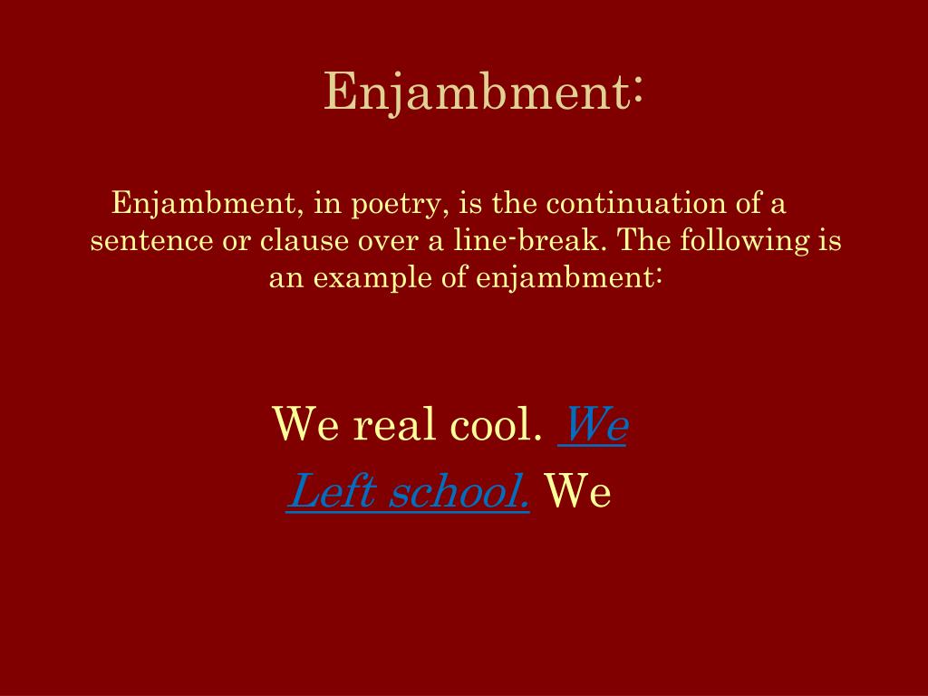 PPT - “We Real Cool” A poem by Gwendolyn Brooks PowerPoint Presentation ...