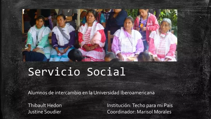 PPT - Servicio Social PowerPoint Presentation, free download - ID:3156209