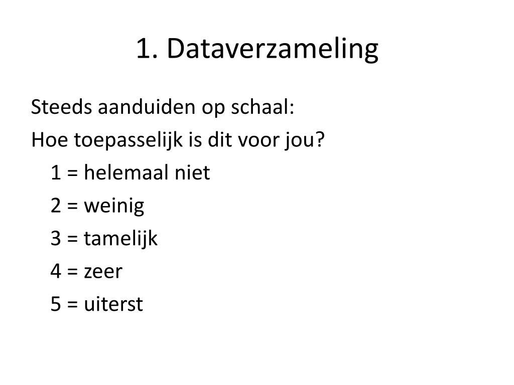 PPT - Werkcollege differentiële psychologie PowerPoint Presentation ...