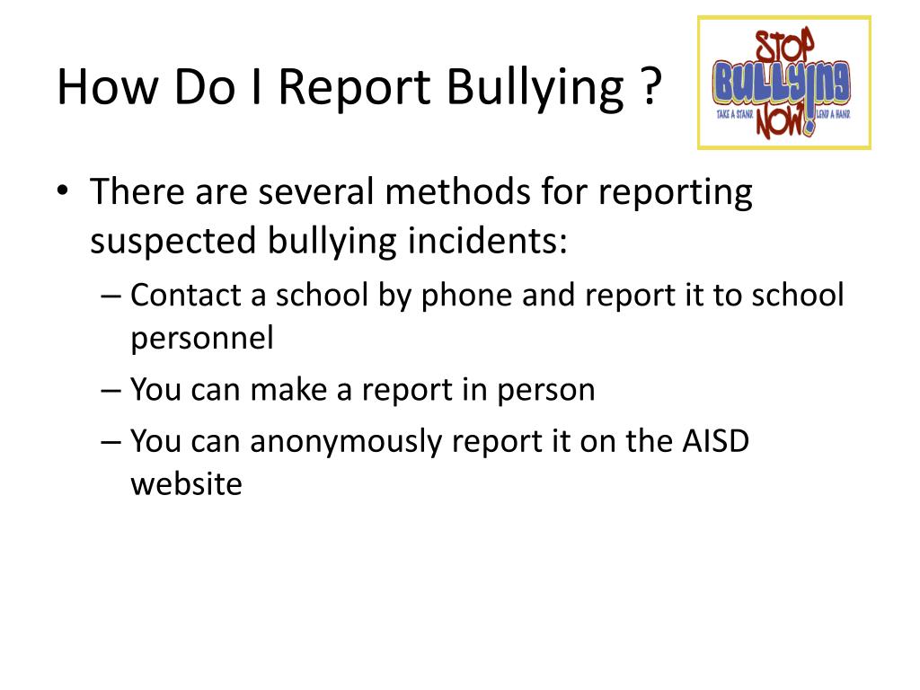 PPT - Bullying Information and Prevention Information for Parents ...