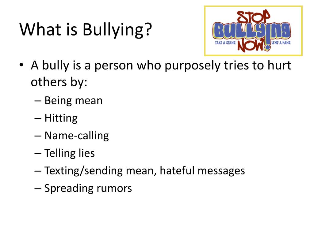 PPT - Bullying Information and Prevention Information for Parents ...