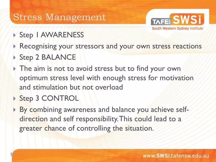 PPT - Stress Management PowerPoint Presentation, free download - ID:3156359